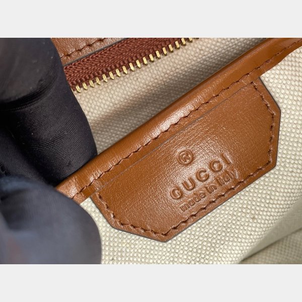 Réplicas de diseñador de Gucci Pequeño mango superior 675797 con bambú ...