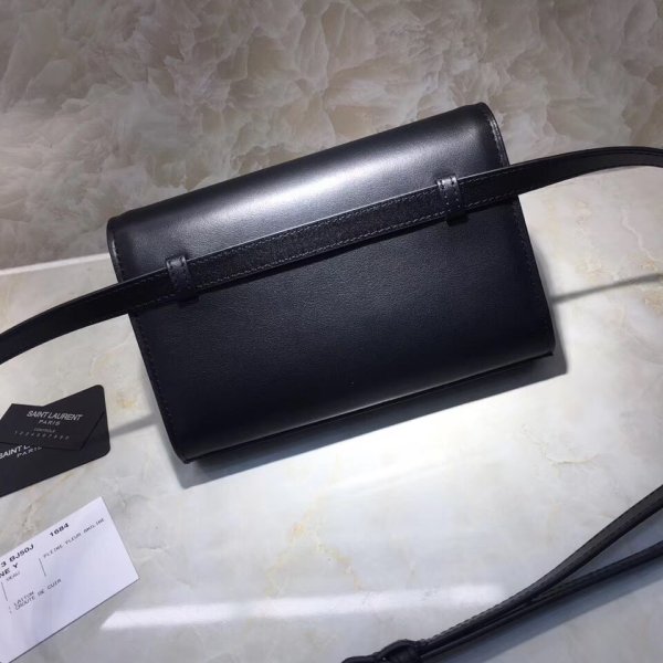 Réplicas YSL Saint Laurent Winist Pack Fanny Pack Black Belt Bolsa ...