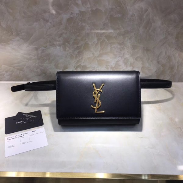 Réplicas YSL Saint Laurent Winist Pack Fanny Pack Black Belt Bolsa ...