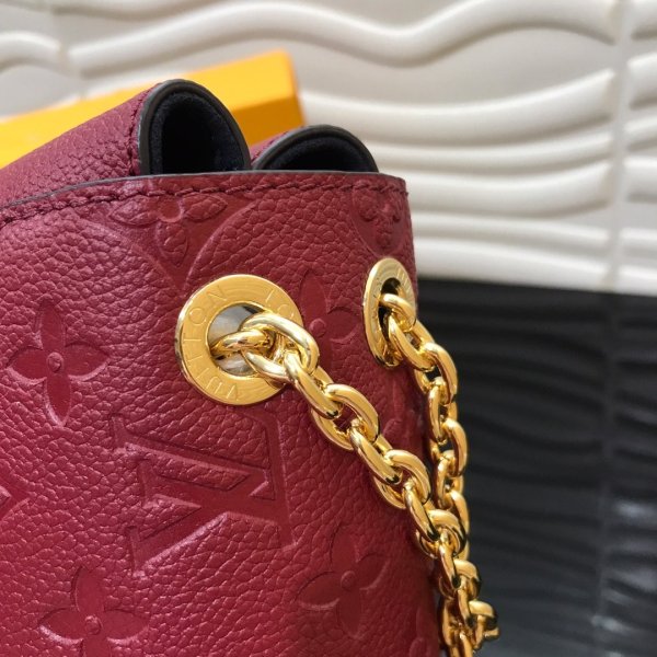 Mejor Louis Vuitton Monogram Empreinte Leather Vavin PM M43931 Vino ...